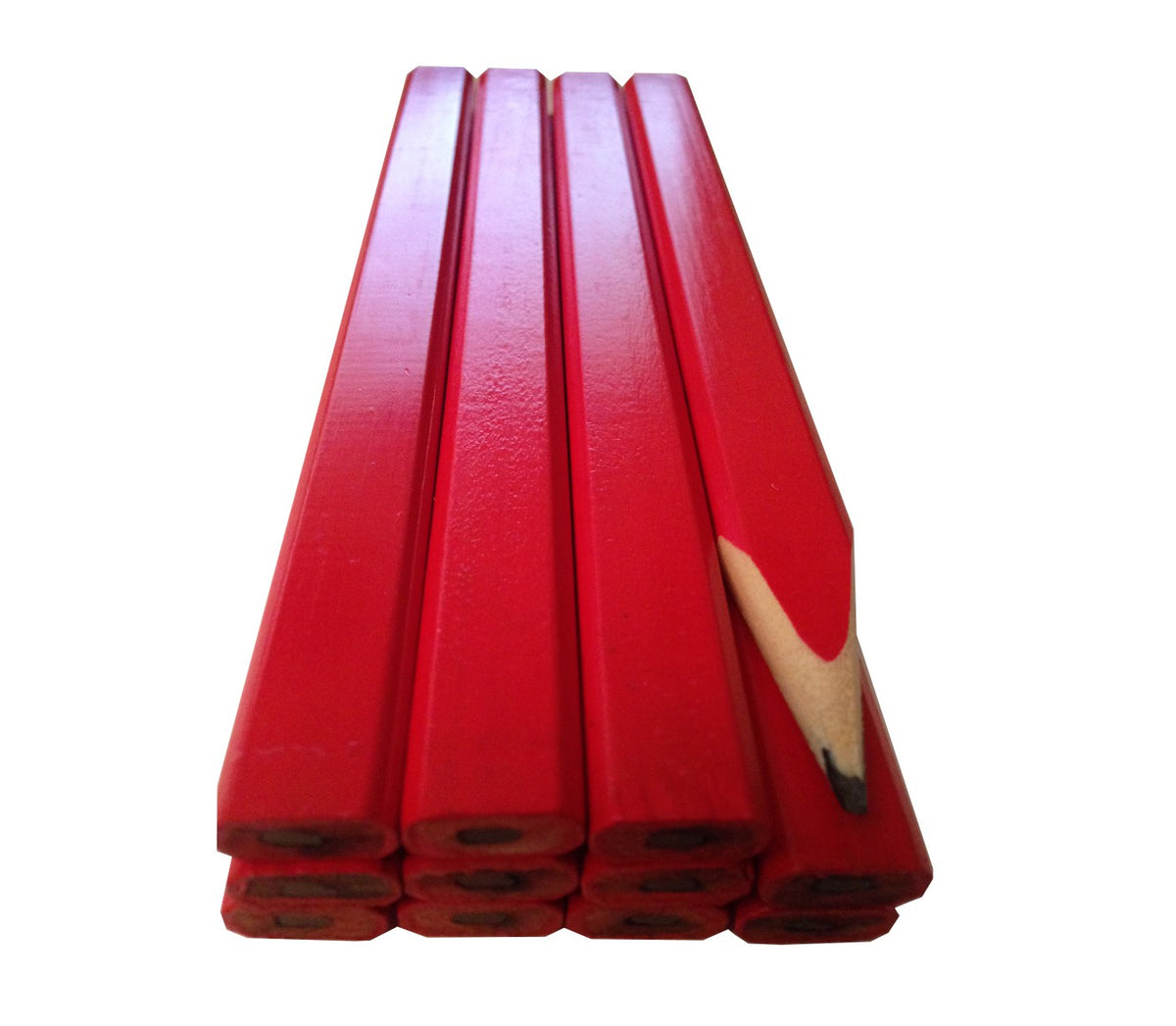 Red Carpenters pencils buy in Bulk & Save 12, 18, 48, 144, 288, 576 or